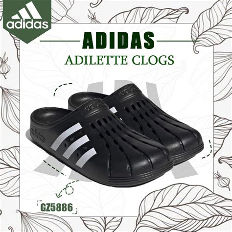 ของแท้ 100 รองเท้า รองเท้าผู้หญิง Adidas Adilette Clogs รองเท้าผู้ชาย