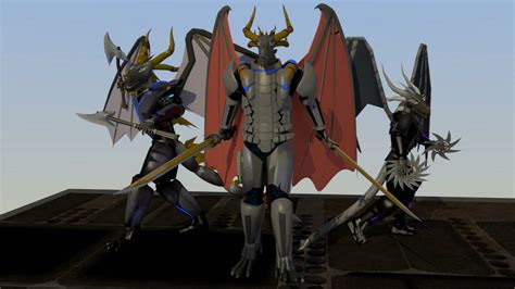 Dragon Hybrid Trio By Marksman104 On Deviantart