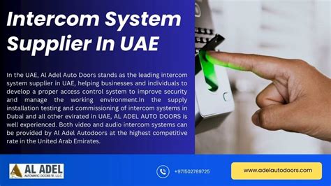 Ppt Intercom System Supplier In Uae Pdf Powerpoint Presentation Free