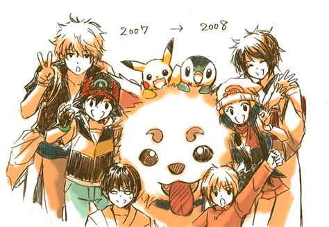 Pikachu Dawn Ash Ketchum Piplup Sakata Gintoki And 4 More Pokemon