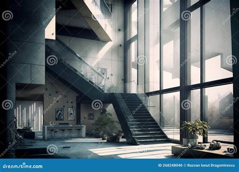 Modern Visionary Interior Design Concept With Futuristic Architecture