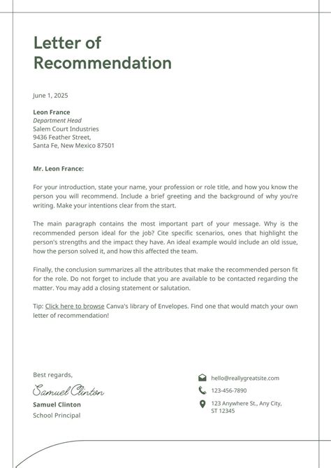 Business Recommendation Letter Sample Template Template Samples