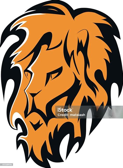 Kepala Singa Desain Logo Perusahaan Ilustrasi Stok Unduh Gambar