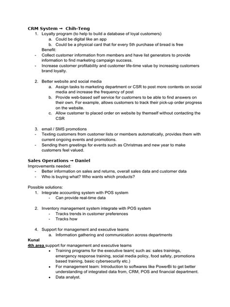 Weekly Deliverable 1 Pdf Customer Relationship Management Point