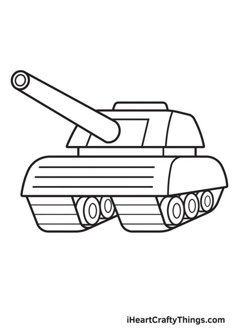 Tank Drawing How To Draw A Tank Step By Step