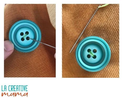 How To Sew A Button The Easy Way La Creative Mama