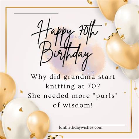 70th Birthday Jokes