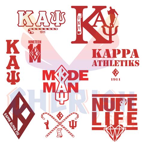 1911 Kappa Alpha Psi Fraternity Bundle Svg Png Zip File Single Color