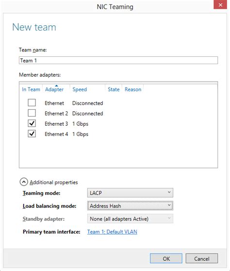 Nic Teaming In Windows Server 2012 Part 1 Gui Method Geoff Nelson