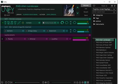 unified pluginguru kontakt megamagic pads unified libraries