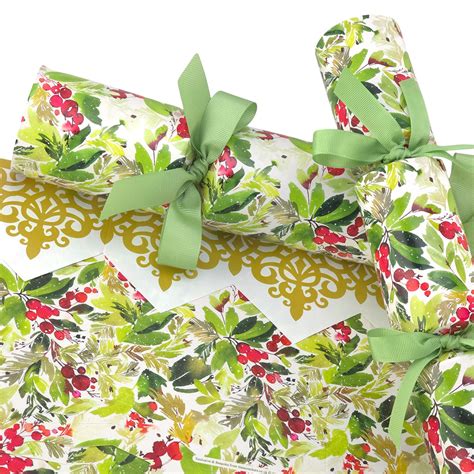 Gingerbread Christmas Cracker Making Craft Kit Make And Fill Your Ow The Cracker Company