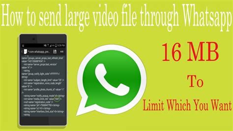 How To Send Large Files On Whatsapp Apps