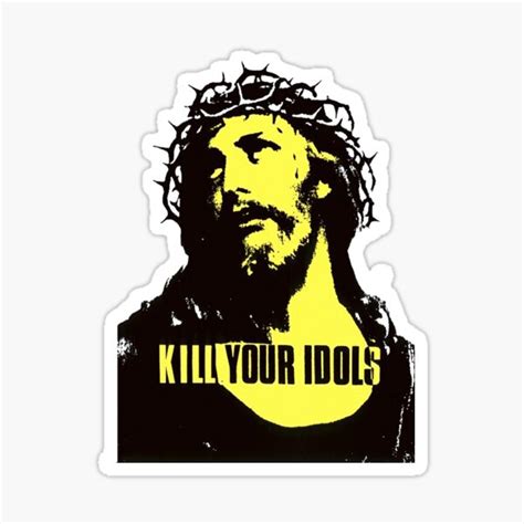 Kill Your Idols Terror Band Sticker Sonic Youth Sticker By