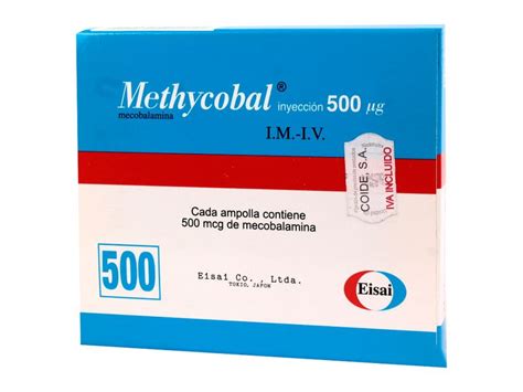 Comprar Methycobal 500mcg Inyectable Caja X 5 Ampollas Walmart Guatemala