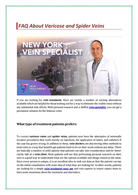 Faq About Varicose And Spider Veins By Burkeloch Issuu