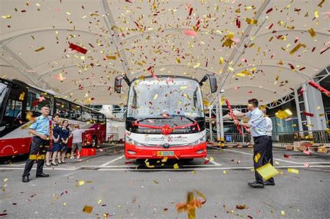 讓天塹變通途！宇通高端新能源客車雙向領跑“深中通道” 中國網
