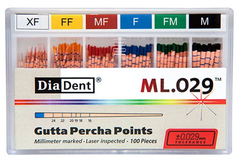 Gutta Percha Mm Marked Accessory Sizes Diadent