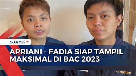Pulih Dari Cedera Ini Harapan Apriani Rahayu Siti Fadia Di Laga Badminton Asia Championship