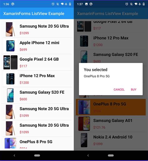 Xamarin Forms Creating Listview With Images Parallelcodes