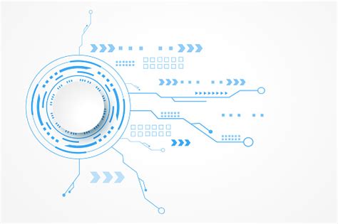추상적인 순환 기술 개념입니다 하이테크 커뮤니케이션 0명에 대한 스톡 벡터 아트 및 기타 이미지 0명 3차원 형태 가상현실 Istock