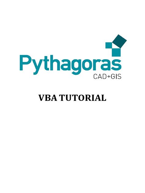 Vba Tutorial Pdf Pdf