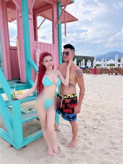 Lương Bằng Quang và Ngân 98 tung ảnh mát mẻ hết cỡ tạo dáng cực tình