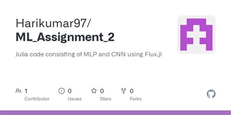 Github Harikumar97mlassignment2 Julia Code Consisting Of Mlp And