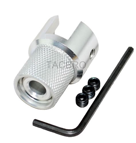 Aluminum 12x28 Tpi Muzzle Brake Adapter For Tapered Ruger 22 Mark 1