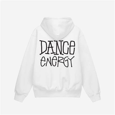 스투시 댄스 에너지 후드 화이트 Stussy Kream
