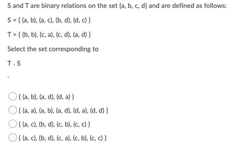 Solved Select The Boolean Expression That Is Equivalent To