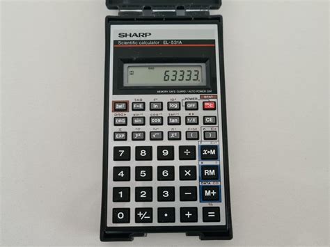 Vintage Sharp Scientific Calclulator El 531a Japan 1986 Gebraucht