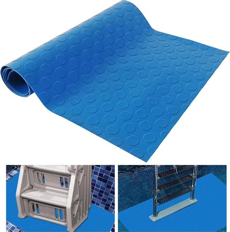 Tapis d échelle de piscine antidérapant pour revêtement de piscine hors