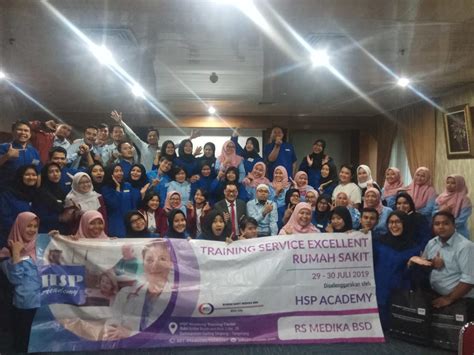 Training Service Excellence RS Medika BSD Pusat Pelatihan Kemnaker Dan BNSP