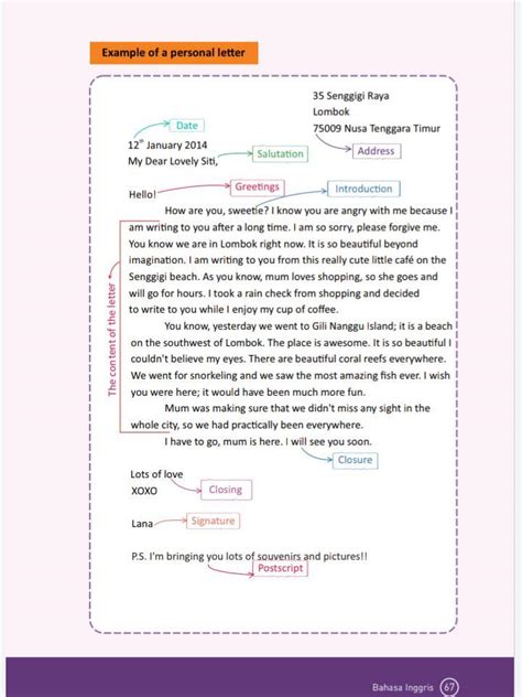 Contoh Personal Letter Untuk Guru 50 Koleksi Gambar