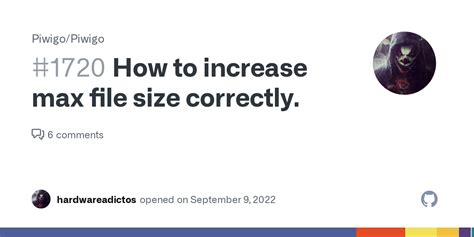How To Increase Max File Size Correctly Issue 1720 Piwigo Piwigo