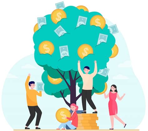 Finanças receita conceito de crescimento financeiro Vetor Grátis