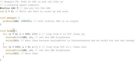 Arduino Dimming Led Stepped Milestones