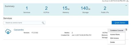 How To Deploy Cassandra To Oracle Container Cloud Service With Docker