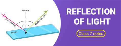 Reflection Of Light Class 7 Notes Study24x7