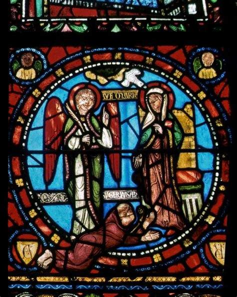 An Eccentric Apprentice In This Fals World Abbot Suger In Stained Glass