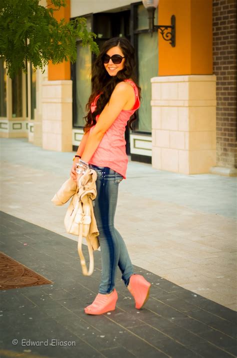Love Iris Celebrity Look For Less Ashley Tisdale Pink Tank