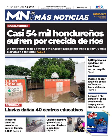 MAS NOTICIAS MIERCOLES 28 DE SEPTIEMBRE 2022 Compressed Pdf DocDroid