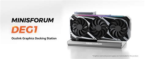 Minisforum Deg1 External Gpu Dock Station Mini Egpu Enclosure For Rtx 4090 Amd Rx