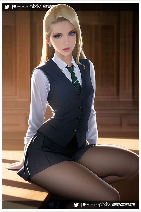 Daphne Greengrass Slytherin Hogwarts V1 Younger By Mrvectorpath On Deviantart