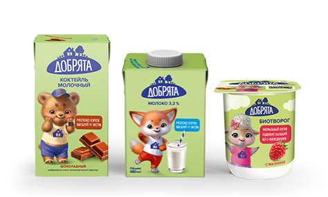 ДОБРЯТА - молочные продукты для детей!