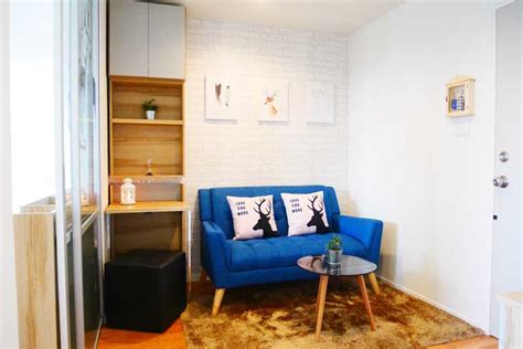 ตกแต่งคอนโดขนาดเล็ก 26 ตารางเมตร แบบจับนั่นผสมนี่ ด้วยงบไม่เกิน 1 แสนบาท