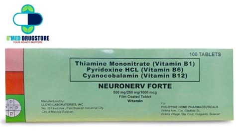 Neuronerv Forte Tablet 20s Lazada Ph