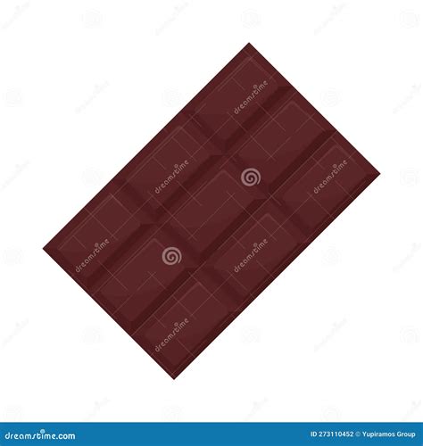 Sweet Cocoa Bar Stock Vector Illustration Of Organic 273110452