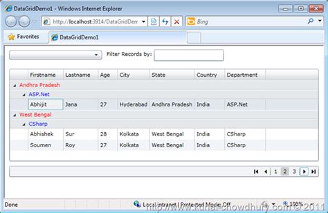 Customizing Group Row Header Of Silverlight Datagrid Kunal Chowdhury