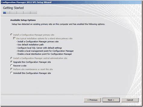 Configuration Manager 2012 Sp1 Part 2 Site Servers Upgrade 4sysops